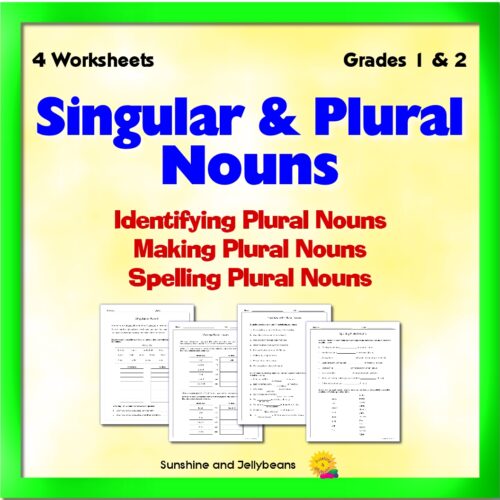 Nouns and Pronouns - Grade 2 - BUNDLE - 34 worksheets - Great practice ...