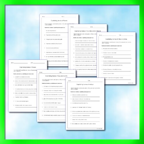 Nouns and Pronouns - Grade 2 - BUNDLE - 34 worksheets - Great practice ...