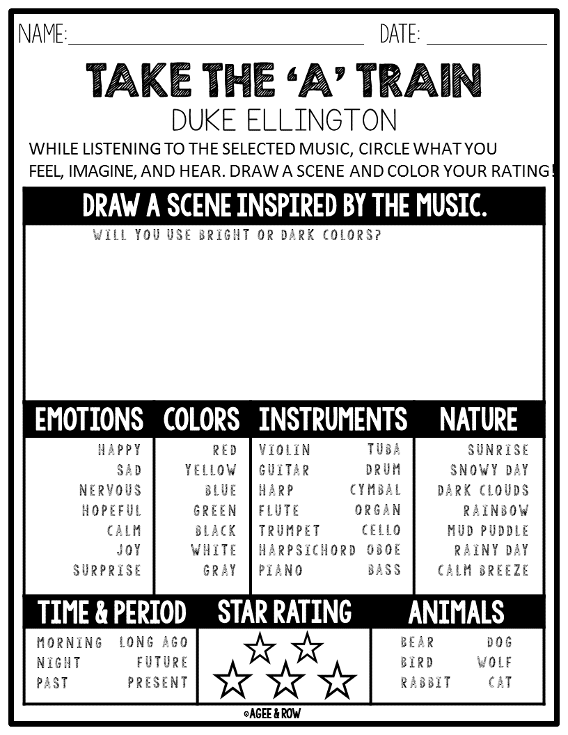 Duke Ellington Jazz | SEL Activities for Black History Month | Made By Teachers