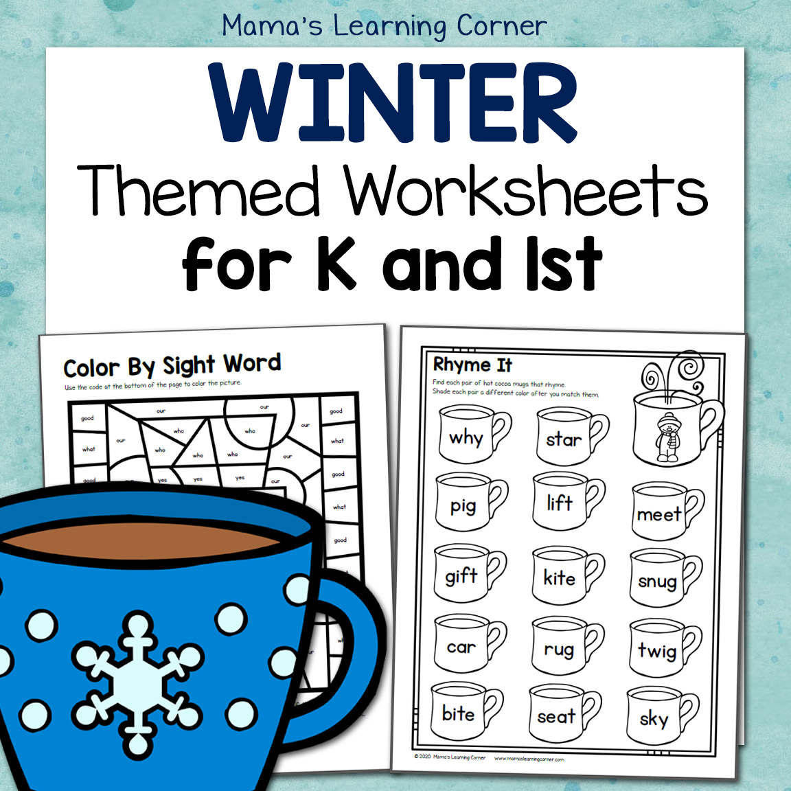 Winter Worksheets for Kindergarten and First Grade | Made By Teachers