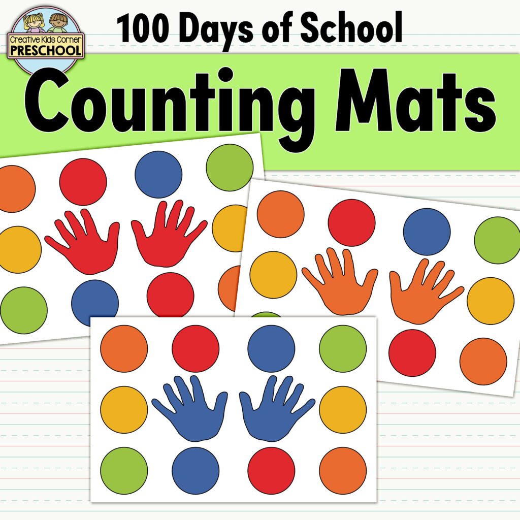 100 Days of School Counting Mats | Made By Teachers