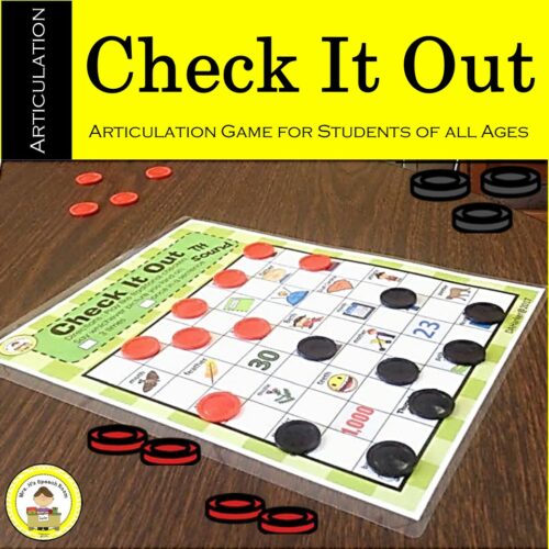 Articulation Game of Checkers for Speech Therapy | Made By Teachers