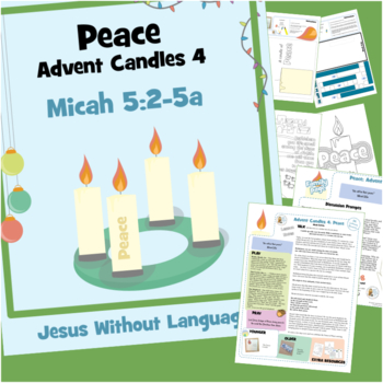 Advent Candle week 4 Kids Ministry Lesson & Bible Crafts - Micah 5 ...