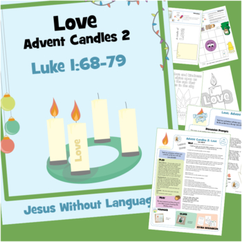 Advent Candle week 2 Kids Ministry Lesson & Bible Crafts - Luke 1 ...