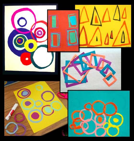 Art Lesson Abstract Shape Collage | Made By Teachers