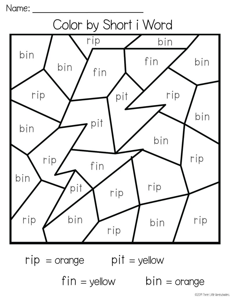 Weather Color by CVC Word | Made By Teachers