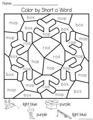Weather Color by CVC Word | Made By Teachers