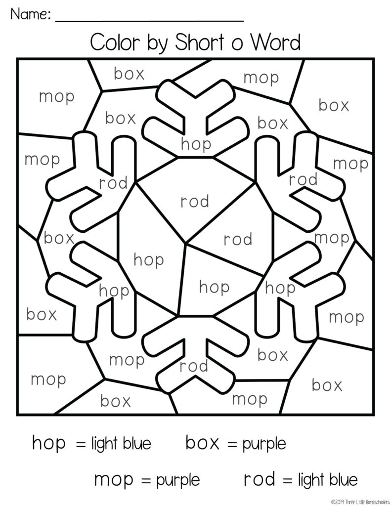Weather Color by CVC Word | Made By Teachers