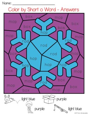 Weather Color by CVC Word | Made By Teachers