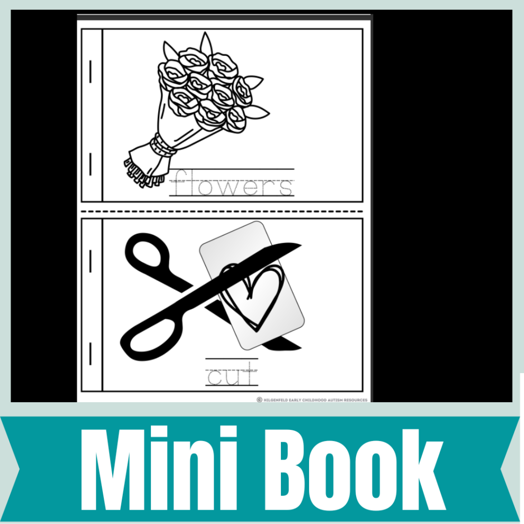 Valentine's Day Vocabulary Cards & Traceable Print Cards Preschool ...