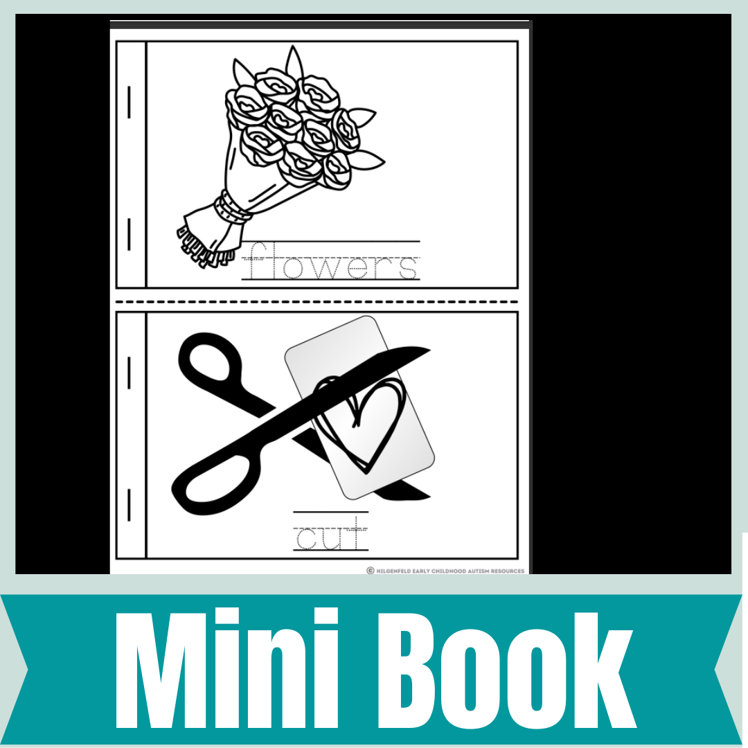 Valentine's Day Vocabulary Cards & Traceable Print Cards Preschool ...