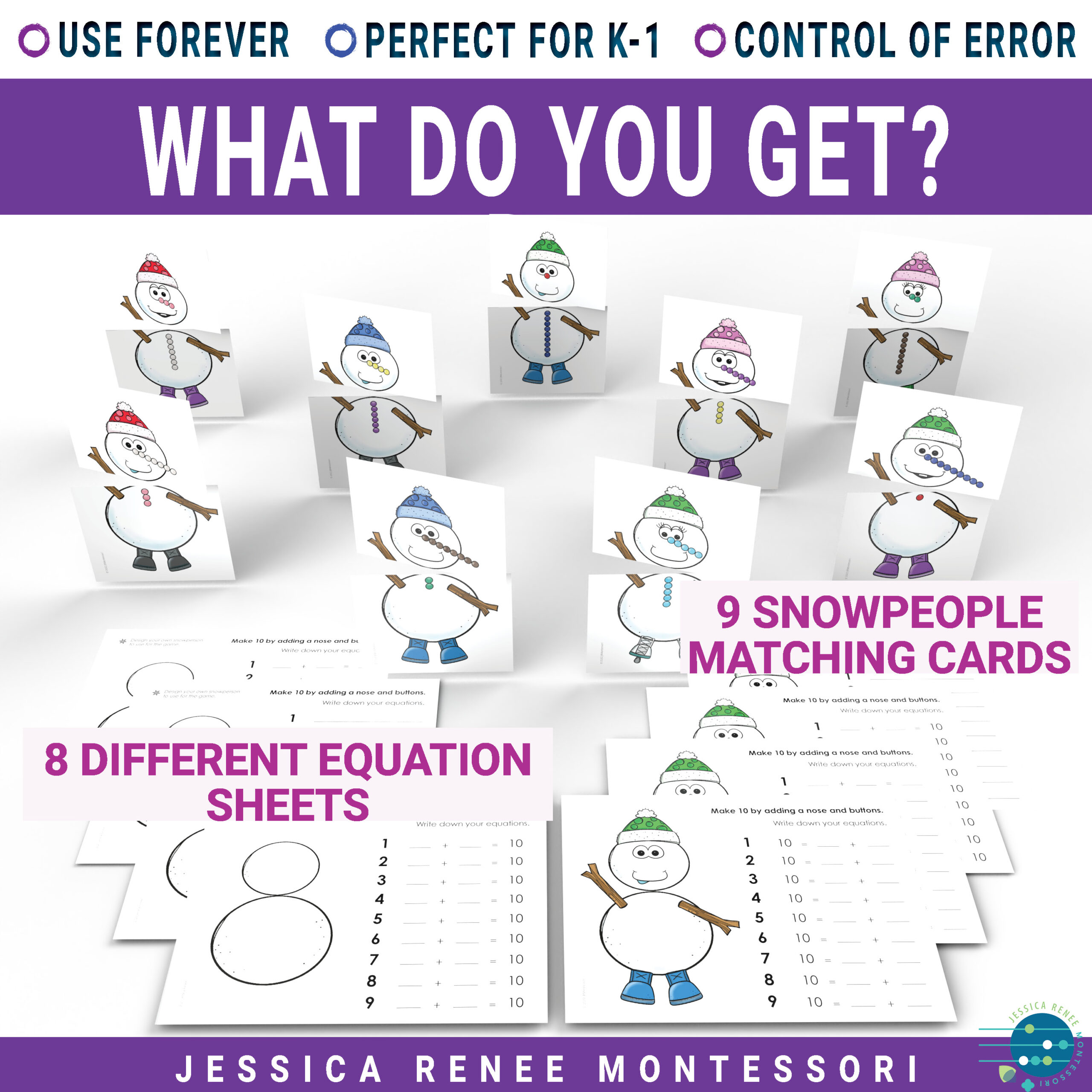Montessori Winter & Christmas Math Activity: Making 10 Bead Stair ...