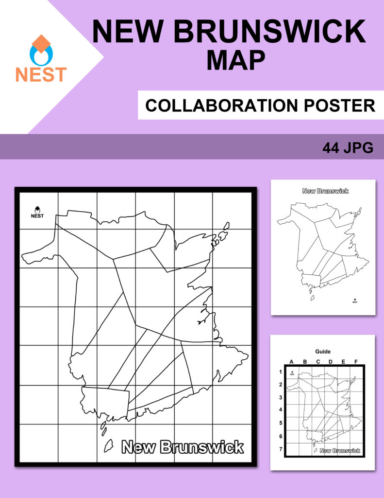 New Jersey Map Collaboration Poster | Made By Teachers