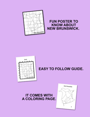 New Brunswick Map Collaboration Poster | Made By Teachers