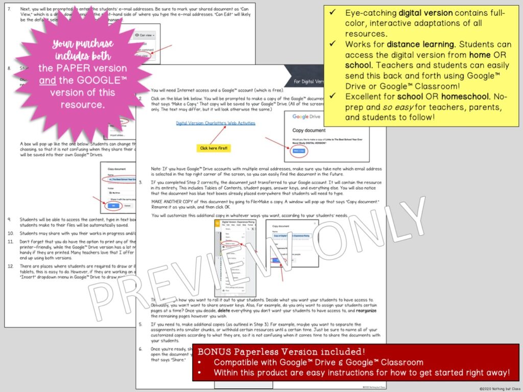 Charlie and the Great Glass Elevator Novel Study Unit | Comprehension ...