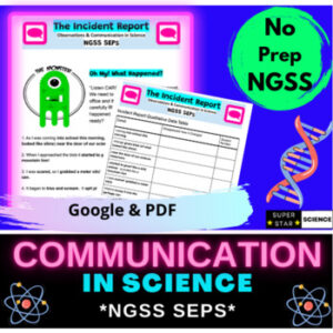Fun NGSS Activity Communication in Science Game Scientific Method ...