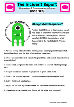 Fun NGSS Activity Communication in Science Game Scientific Method ...
