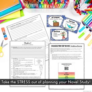 The City of Ember Novel Study Unit | Comprehension and Vocabulary with ...