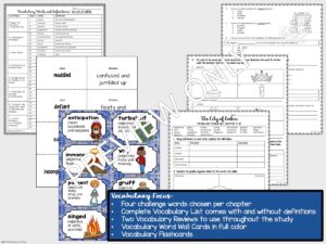 The City of Ember Novel Study Unit | Comprehension and Vocabulary with ...