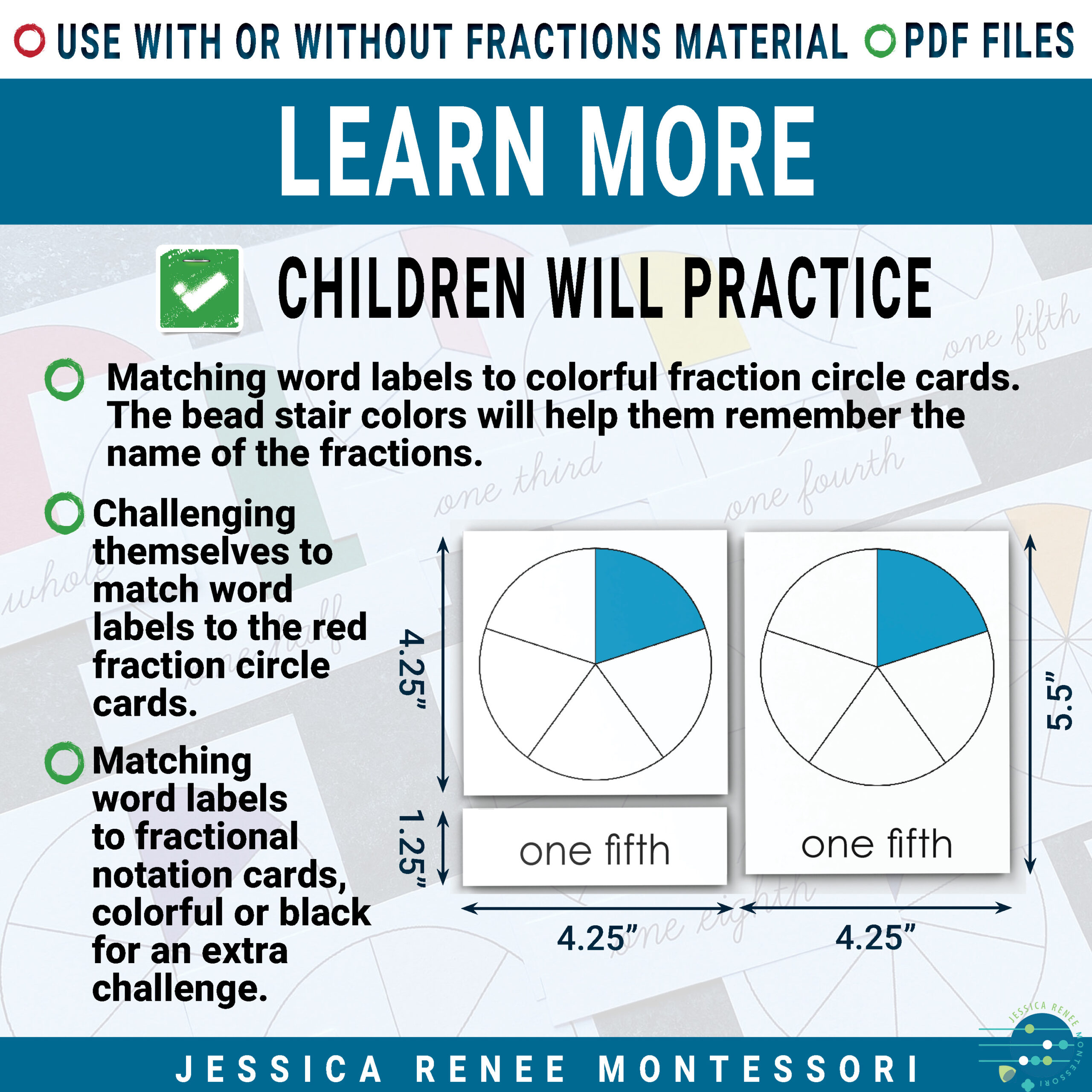 A Fractions Lesson with Montessori Three-Part Cards | Made By Teachers