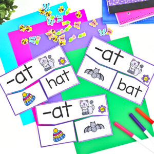CVC Word Practice puzzles | Made By Teachers