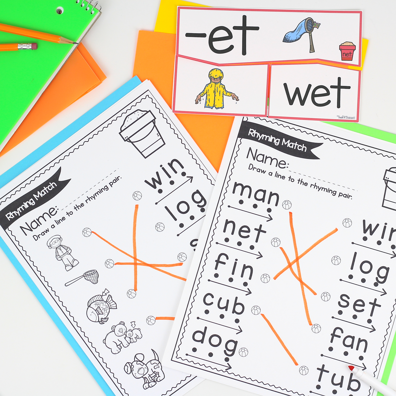 CVC Word Practice puzzles | Made By Teachers