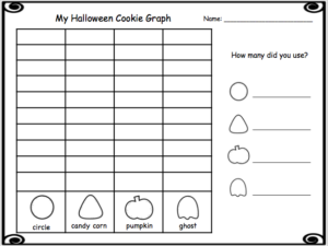 Build A Tray of Halloween Cookies A Graphing Math Craft | Made By Teachers