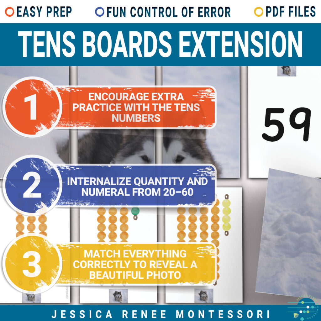 Montessori Math Puzzles for Practicing Numbers in the Tens | Made By ...