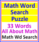 Math Word Search Puzzle | Made By Teachers