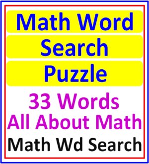 Math Word Search Puzzle | Made By Teachers