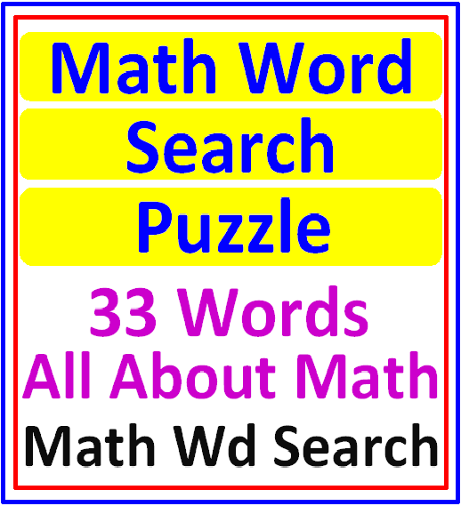 Hard Math Word Searches Printable Word Search Maker