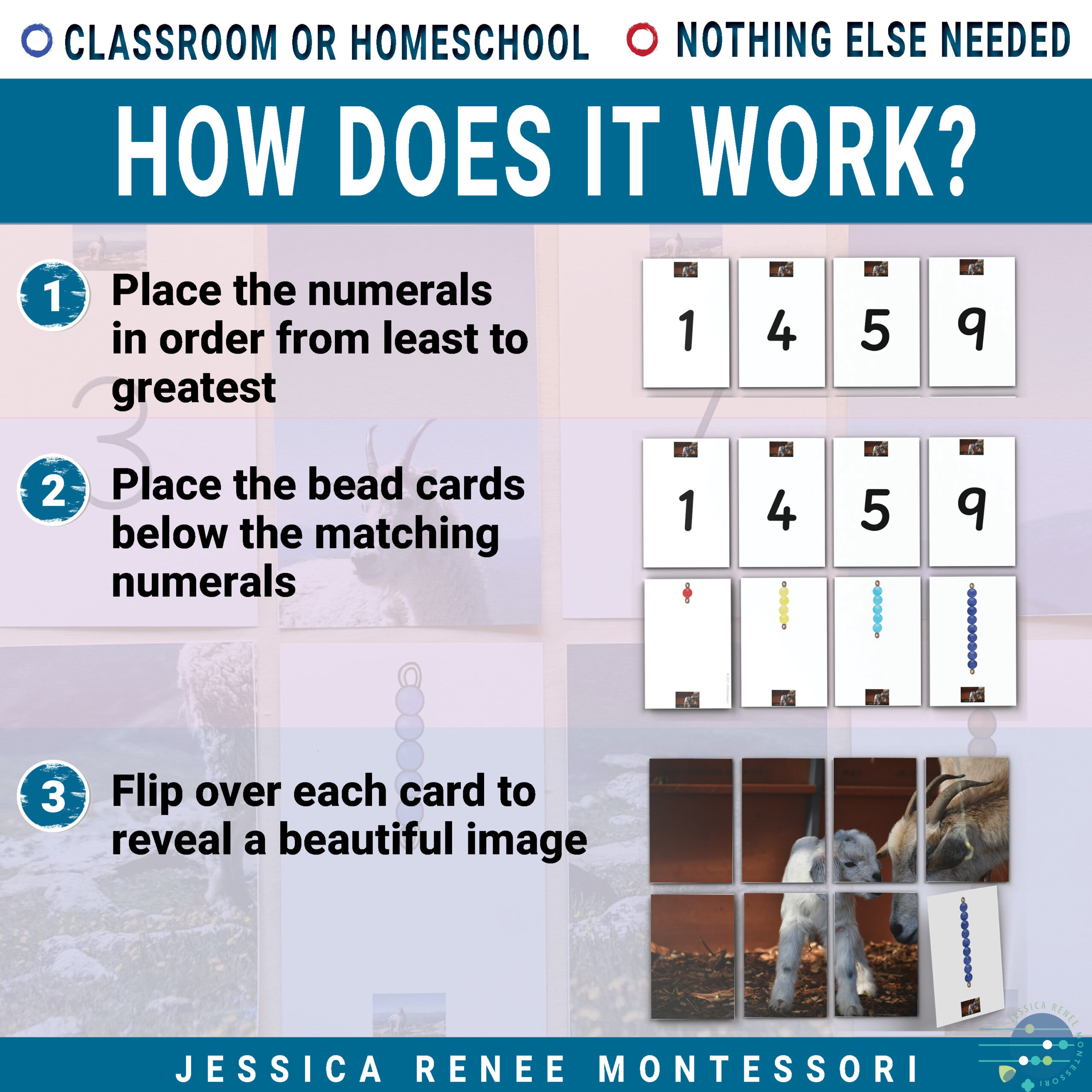 Montessori Math Puzzles for Practicing Numbers 1-10 | Made By Teachers