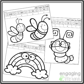 Alphabet Color by Code FREEBIE | Made By Teachers