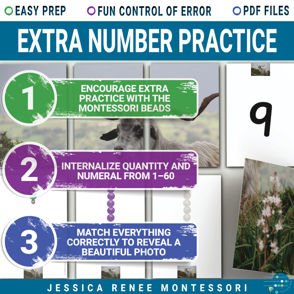 Montessori Math Puzzles Bundle for Practicing 1-10, the Teens, and the ...