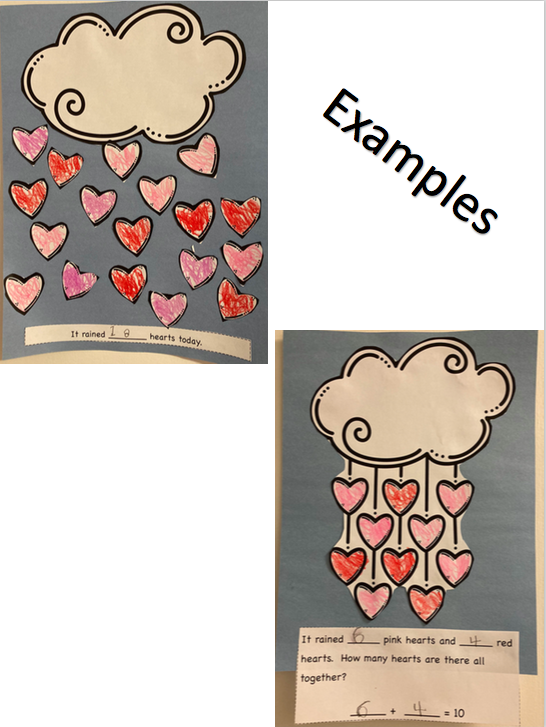 An Addition and Counting Valentine's Day Math Craft | Made By Teachers