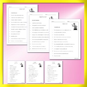 Parts of Speech BUNDLE - Nouns Pronouns Adjectives etc - Grades 3-4 ...