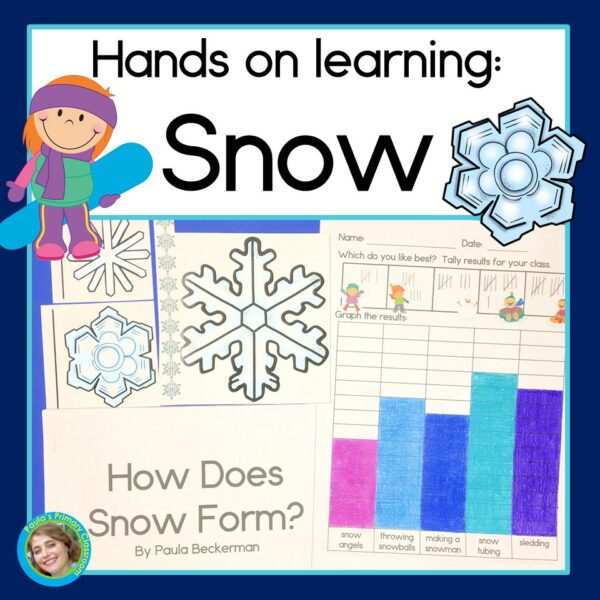 Snow STEM | Science Reading Graphing Measurement Symmetry Art ...