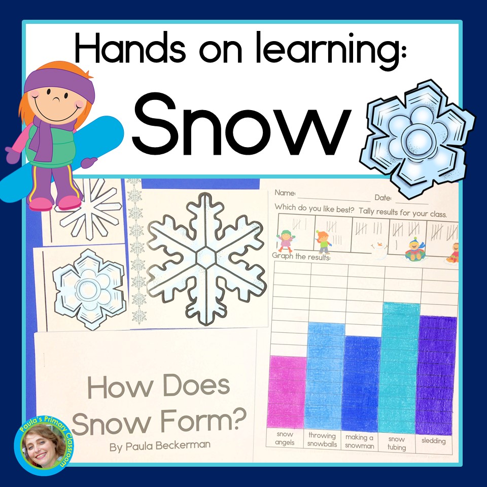 Snow STEM | Science Reading Graphing Measurement Symmetry Art ...