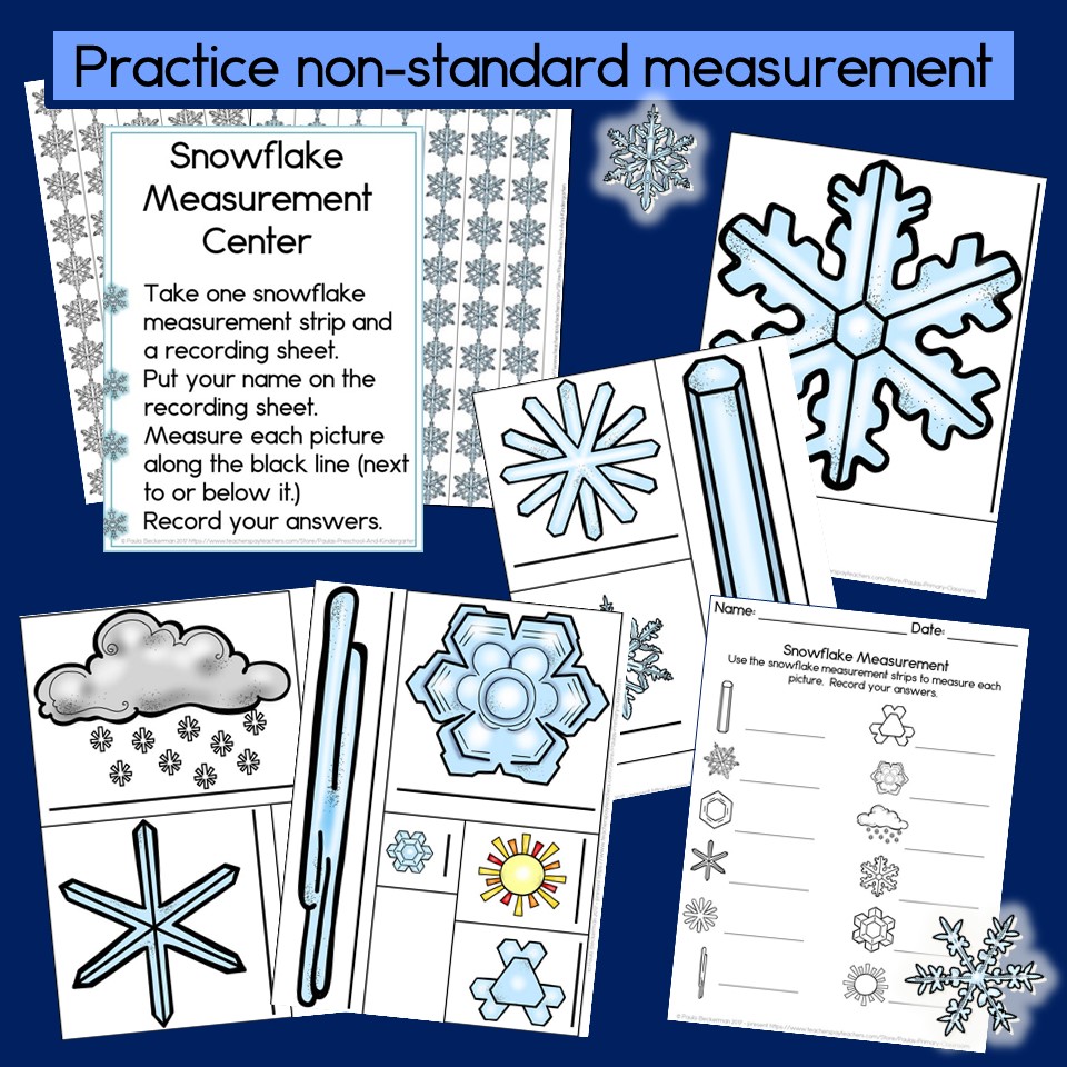 Snow STEM | Science Reading Graphing Measurement Symmetry Art ...