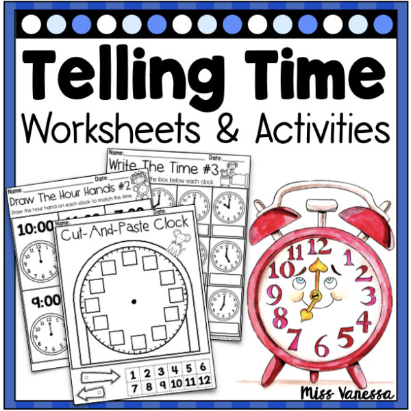 Telling Time By The Hour Worksheets And Activities | Made By Teachers
