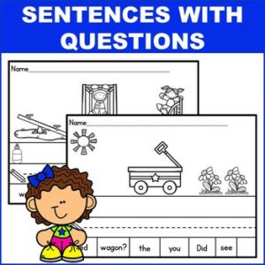 Mixed Up Sight Word Sentences Worksheets | Made By Teachers