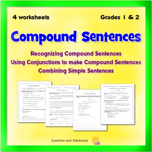 Working with Sentences BUNDLE - Grade 2 - 19 worksheets - 4 resources ...