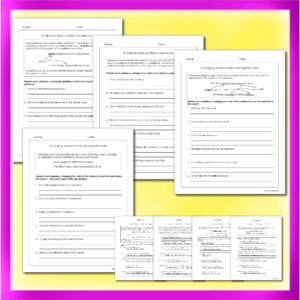 Working with Sentences BUNDLE - Grade 2 - 19 worksheets - 4 resources ...