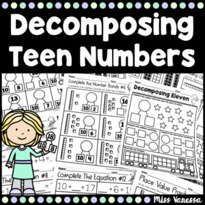 Decomposing Teen Numbers Worksheets | Made By Teachers