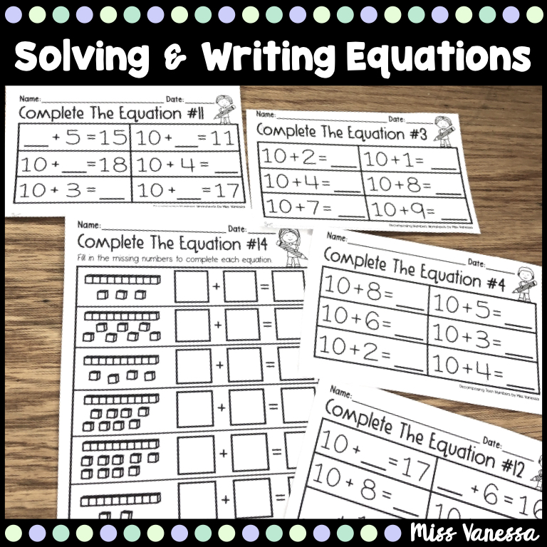 Decomposing Teen Numbers Worksheets | Made By Teachers