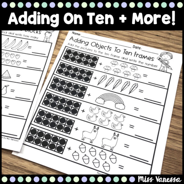 Decomposing Teen Numbers Worksheets | Made By Teachers