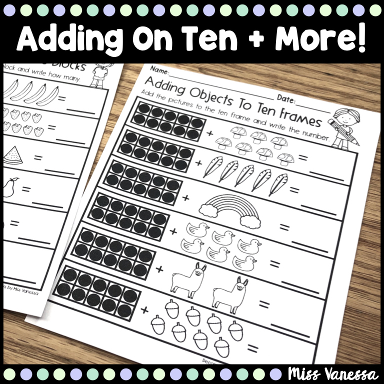 Decomposing Teen Numbers Worksheets | Made By Teachers