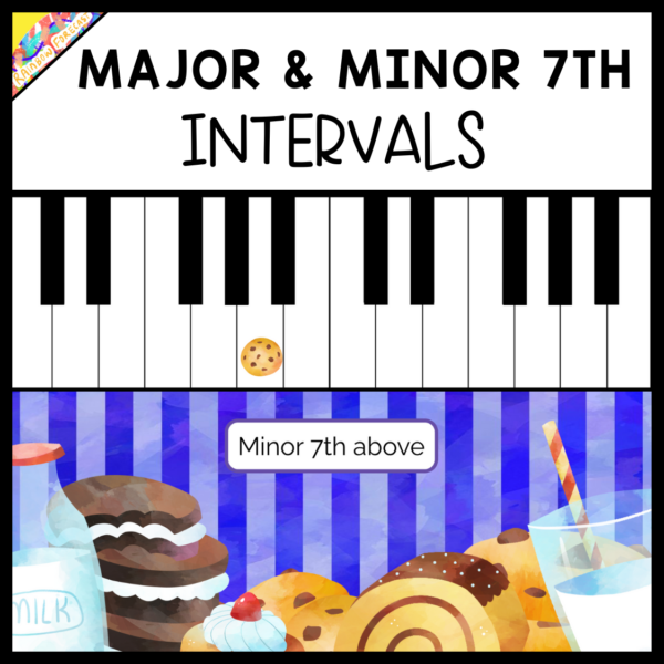 Minor 7th & Major 7th Intervals Music Class Game BOOM Cards | Dominant ...