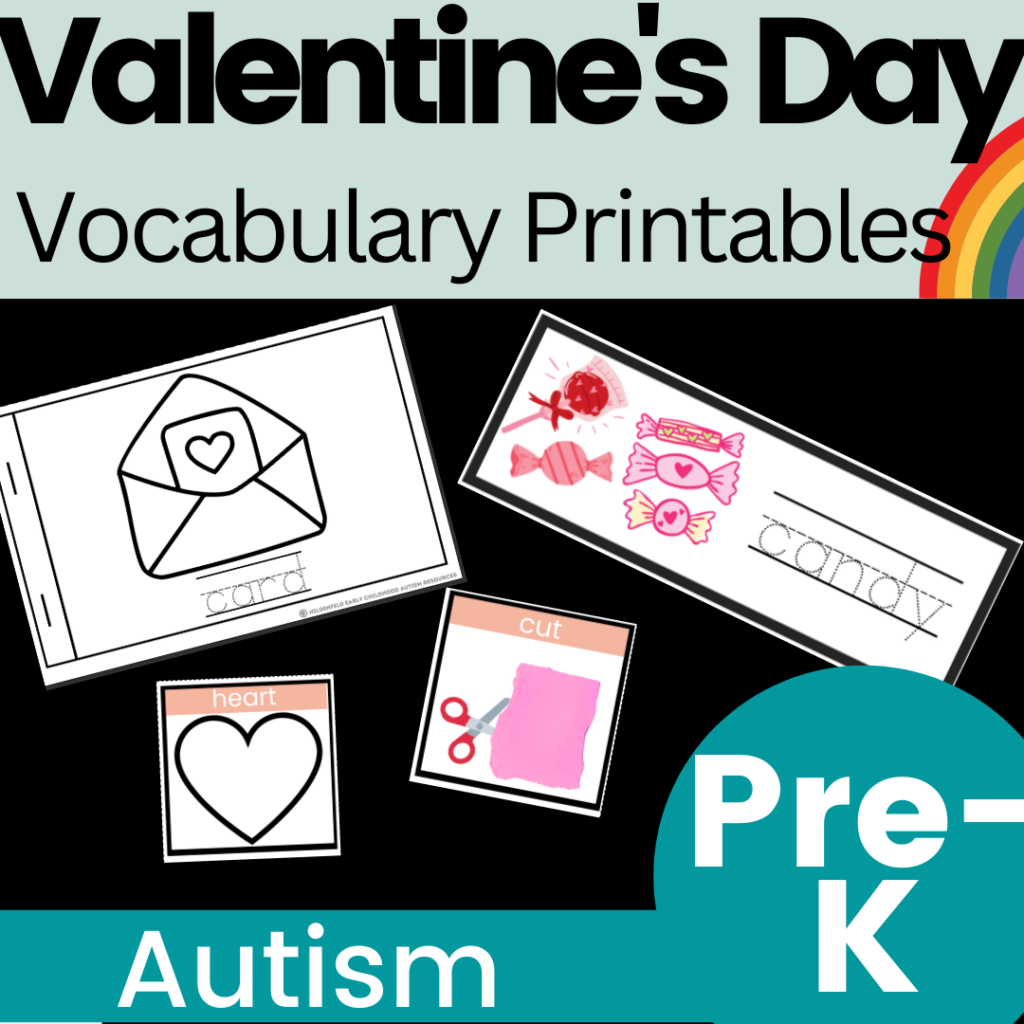 Valentine's Day Bundle Social Story Worksheets BINGO Adapted Book ...