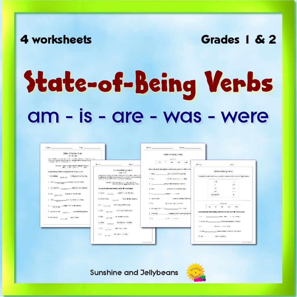 Verbs BUNDLE Grade 2 - Using Verbs and Tenses - Regular/Irregular - 17 ...